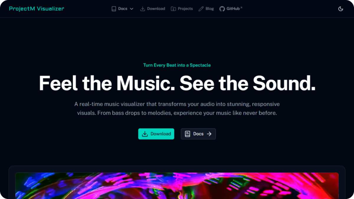 Blog - ProjectM Visualizer Organization